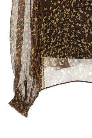 TWINSET Animal Print Shirt