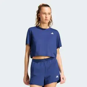 Adidas Train Essentials Boxy Workout Tee - Dark Blue