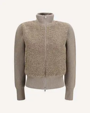 Herno Reort Ribbed Pure Wool Cardigan