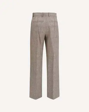 Burberry Tailored Linen And Wool-blend Pants