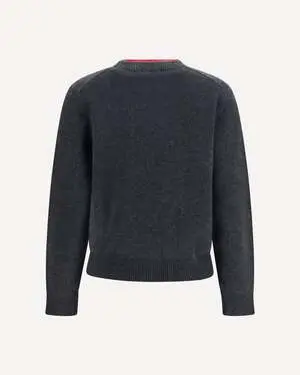 Loulou De Saison Otis Cashmere Sweater - Grey