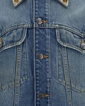 Versace Stonewashed Denim Jacket