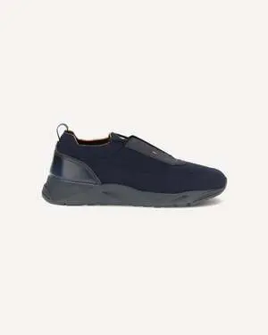Santoni Stretch Fabric Sneakers