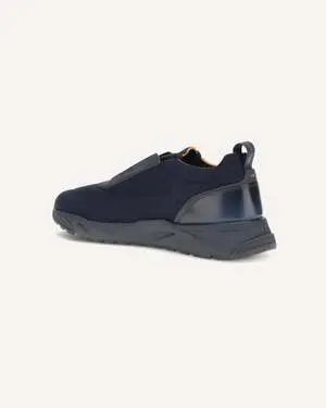 Santoni Stretch Fabric Sneakers