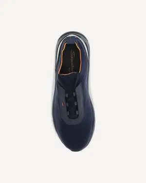 Santoni Stretch Fabric Sneakers