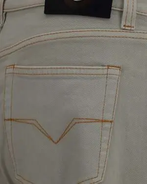 Versace Tapered Denim Jeans