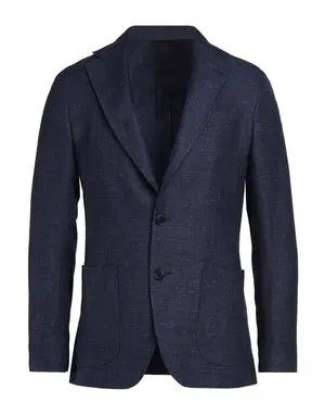 TOMBOLINI Blazer Size Wool, Linen, Cotton