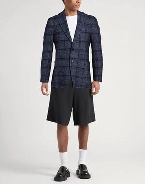 TOMBOLINI Blazer Midnight Size Viscose, Wool, Polyester, Polyamide, Stipa Tenacissima