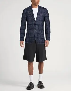 TOMBOLINI Blazer Midnight Size Viscose, Wool, Polyester, Polyamide, Stipa Tenacissima