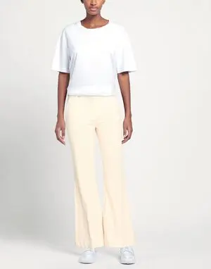 CIRCOLO 1901 Pants Cream Size Cotton, Elastane