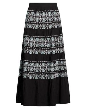 Antik Batik Maxi Skirt Size Cotton - Black