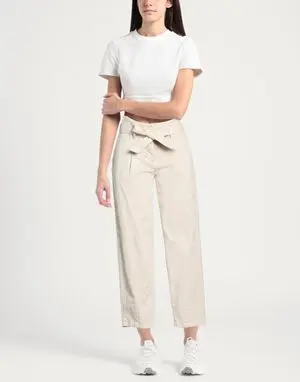MANILA GRACE Wide-leg Cotton And Elastane Pants