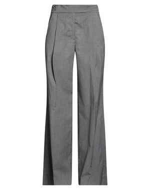 MANILA GRACE Pants Size Polyester, Viscose, Wool, Elastane - Grey