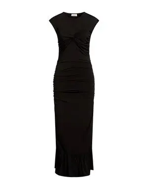 Sandro Maxi Dress Size Viscose, Elastane