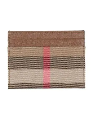 Burberry Cardholder Cotton, Leather