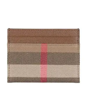 Burberry Cardholder Cotton, Leather