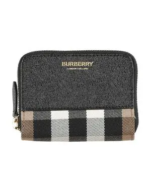 Burberry Wallet Cotton, Leather