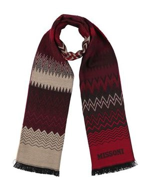 Missoni Scarf Burgundy Wool - Red
