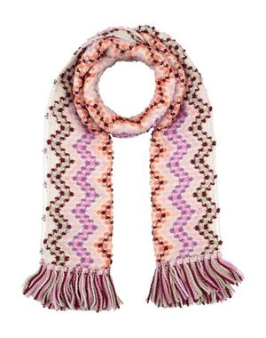Missoni Scarf Wool, Acrylic, Polyamide, Mohair Wool, Alpaca Wool - Ivory