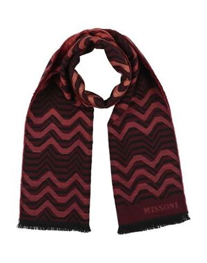 Missoni Scarf Burgundy Wool - Red