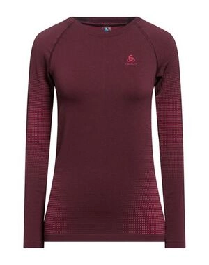 ODLO T-shirt Garnet Size Recycled Polyester, Recycled Polyamide, Recycled Elastane - Red