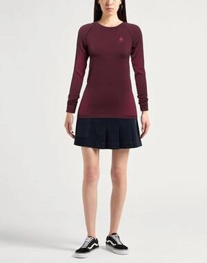 ODLO T-shirt Garnet Size Recycled Polyester, Recycled Polyamide, Recycled Elastane - Red