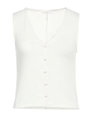 Rag & Bone Tank Top Size Viscose, Polyester, Elastane - White
