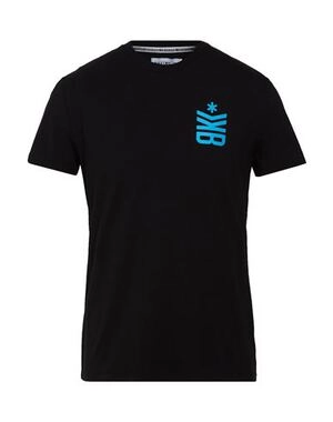 BIKKEMBERGS T-shirt Size Cotton, Elastane - Black