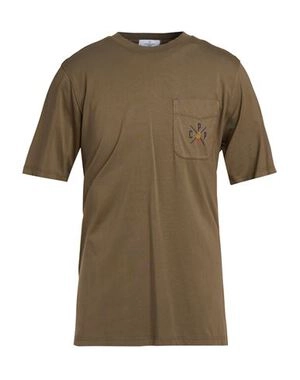 COOPERATIVA PESCATORI POSILLIPO T-shirt Military Size Cotton - Green