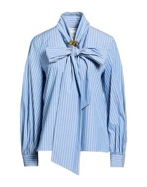 Max Mara Shirt Light Size Cotton, Elastane - Blue