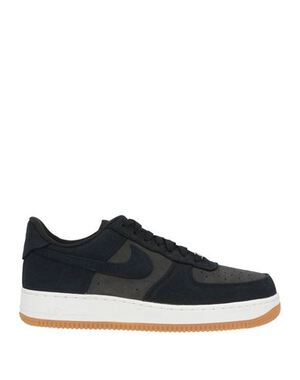 Nike Sneakers Size Textile Fibers, Leather - Black