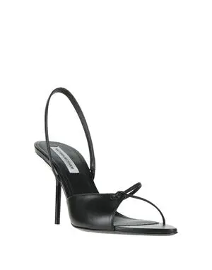 Victoria Beckham Kidskin Slingback Sandals - Black