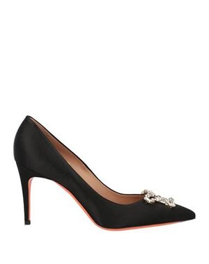 Santoni Pumps Size Textile Fibers - Black