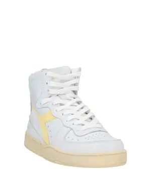 DIADORA High-top Leather Sneakers - White