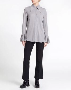 Sleeper Metallic Fiber Lycra Piqué Shirt