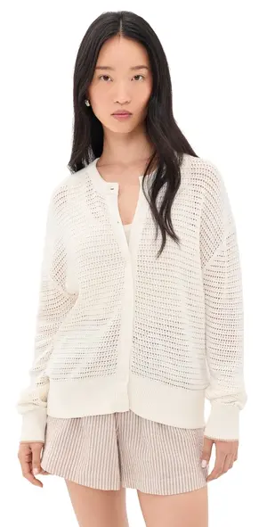 Varley Pembroke Knit Cardigan - Egret