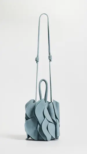 Farm Rio Suede Flower Handbag