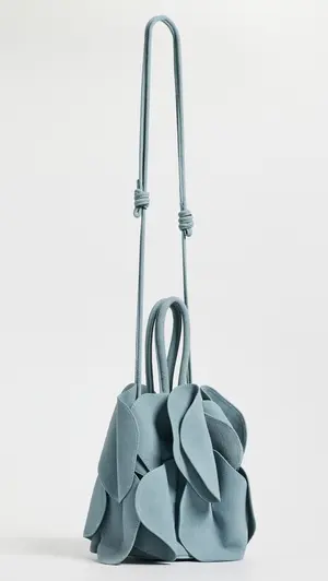 Farm Rio Suede Flower Handbag