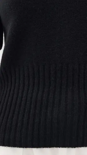 Vince High Rib Cashmere Blend Tee