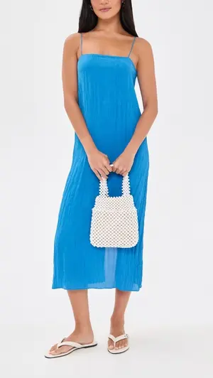 BEMBIEN Maris Beaded Bag - Cream