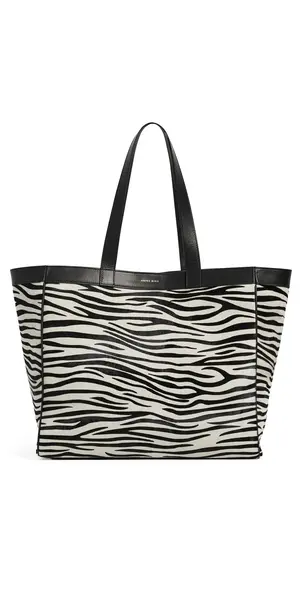 ANINE BING Medium Rio Tote - Zebra