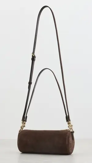COACH Suede Barrel Bag