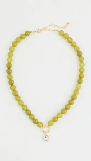 Baublebar Janette Beaded Pendant Necklace - Green
