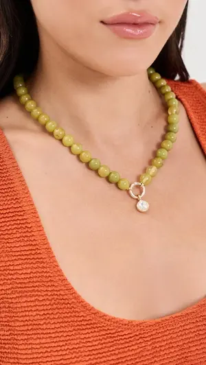 Baublebar Janette Beaded Pendant Necklace - Green