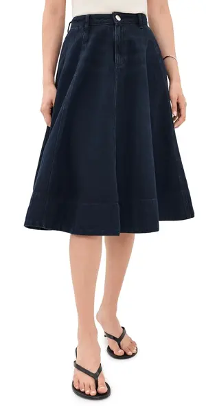 ALIGNE Lana Denim Midi Skirt