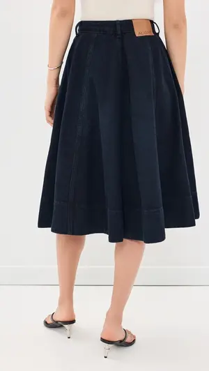ALIGNE Lana Denim Midi Skirt