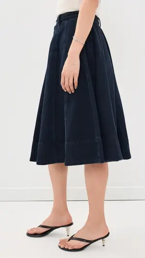 ALIGNE Lana Denim Midi Skirt