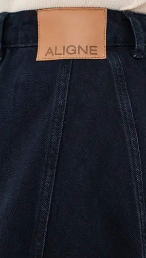 ALIGNE Lana Denim Midi Skirt