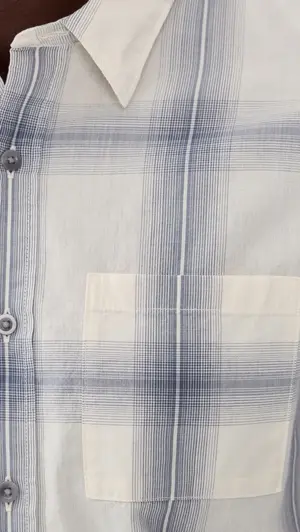 Vince Townes Plaid Long Sleeve Shirt