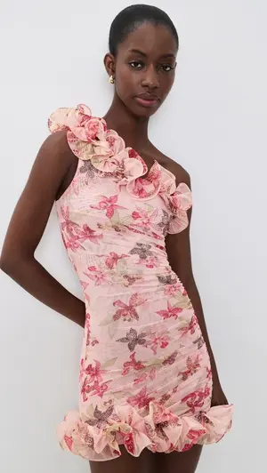 PatBO Orchid Bloom Mini Dress